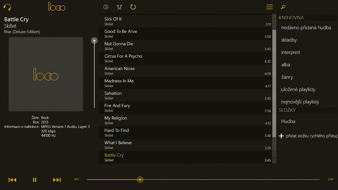 Loco Music Player – perfektní hudební přehrávač pro telefony i PC ...